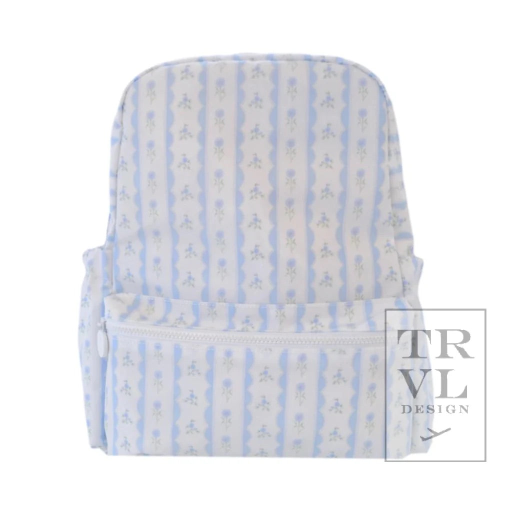 TRVL Backpack - Blue Ribbon Floral – Lovely Little Things