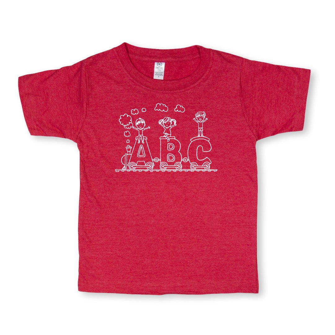 ABC Train Short Sleeve Tee (size 4, runs small) – Lovely Little Things