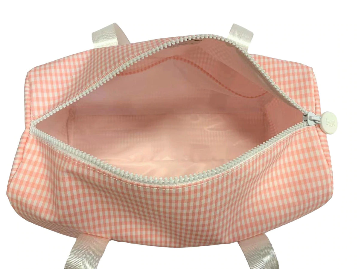 TRVL Mini Packer Duffle - GINGHAM TAFFY (preorder) – Lovely Little Things